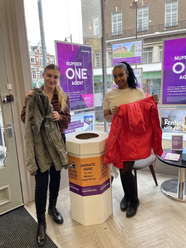 Chestertons Collects Coats for Vulnerable Londoners - Positively Putney