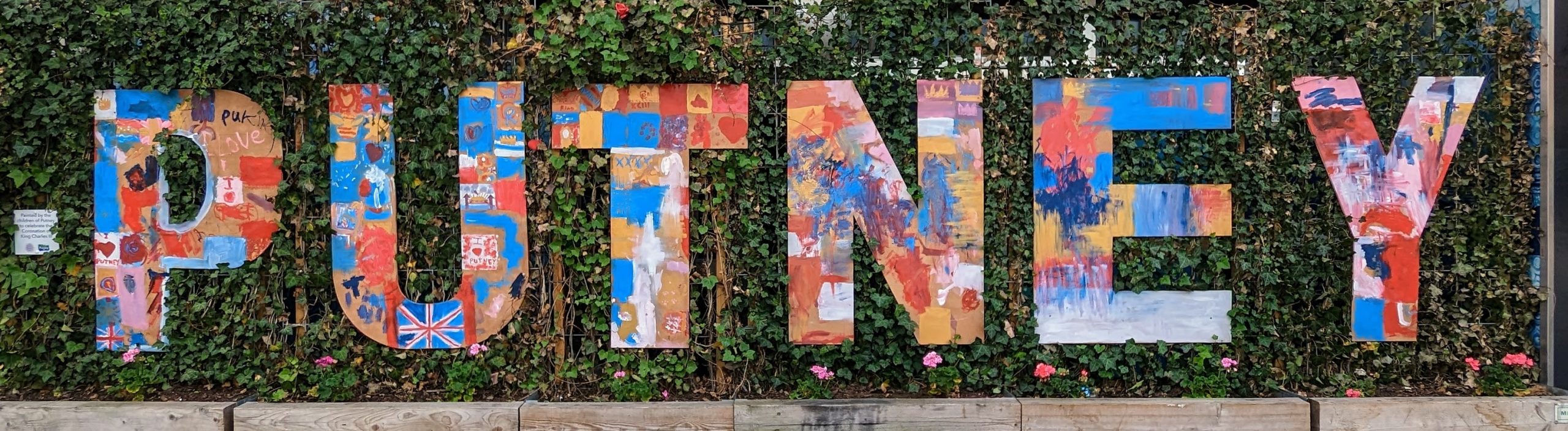 Putney's Giant Letters - Positively Putney