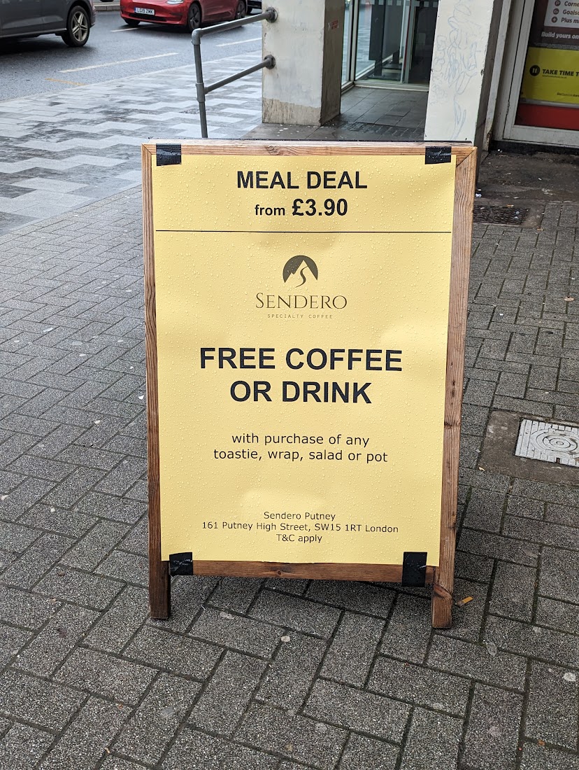 Sendero Speciality Coffee - Positively Putney