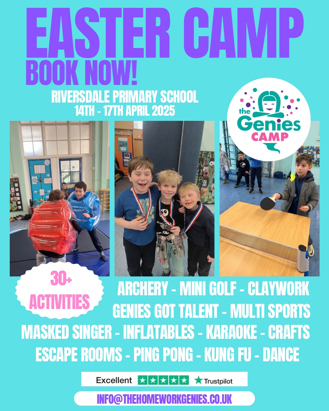 The Genies Camp - Easter - Positively Putney